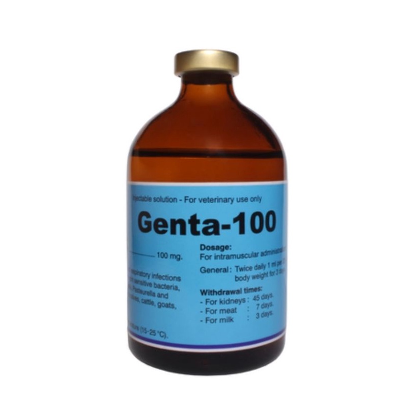 Jual GENTA - 100 Mengobati Infeksi Saluran Pernafasan, Pencernaan dan ...