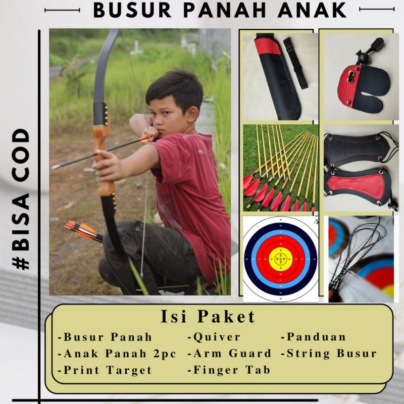 Jual Busur Panah Anak Paket Lengkap | Shopee Indonesia