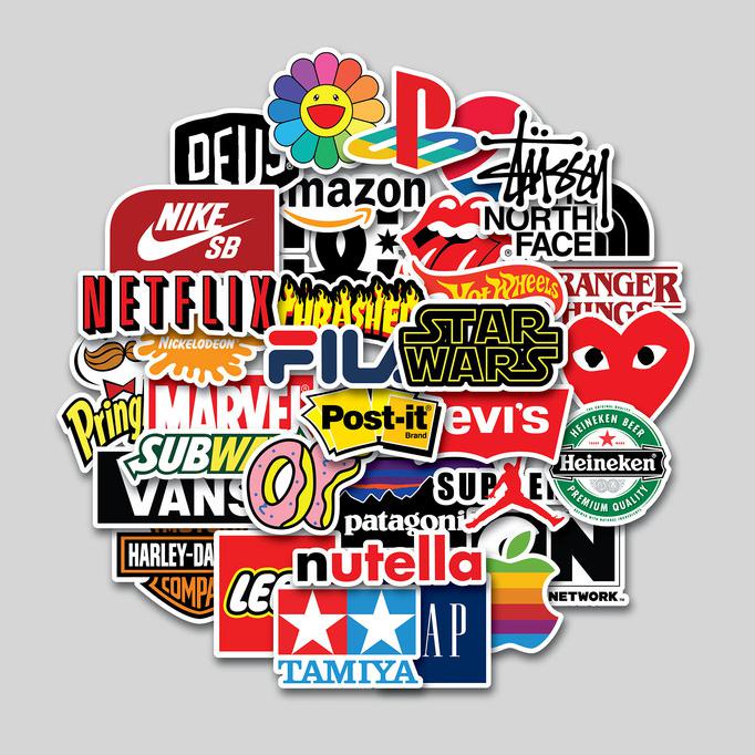 Jual STICKER PACK BRAND LOGO 2 STICKER TUMBLER STIKER LAPTOP KOPER HELM ...