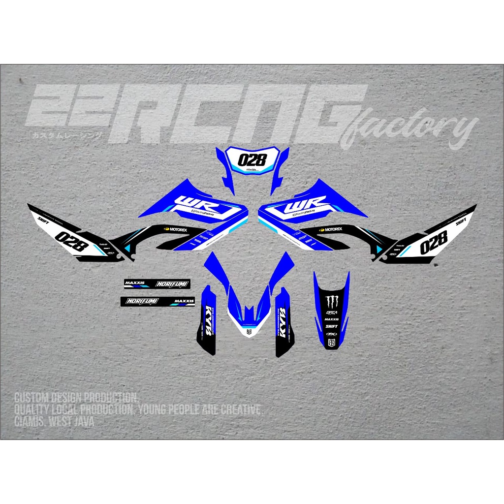 Jual DECAL YAMAHA WR155 FULLBODY CUSTOM | Shopee Indonesia