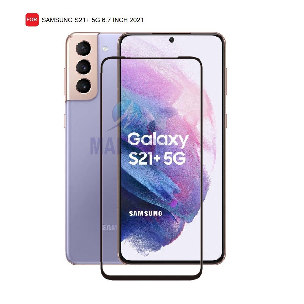 Jual Tempered Glass 5D 9D For SAMSUNG S21 PLUS 5G Full Lem Full Layar ...