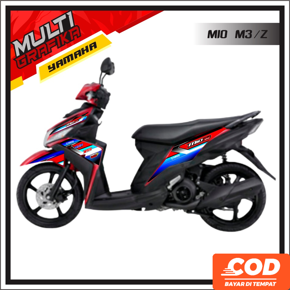Jual Stiker Striping Decal Motor YAMAHA MIO M3 MIO Z MIO 125 Series C ...