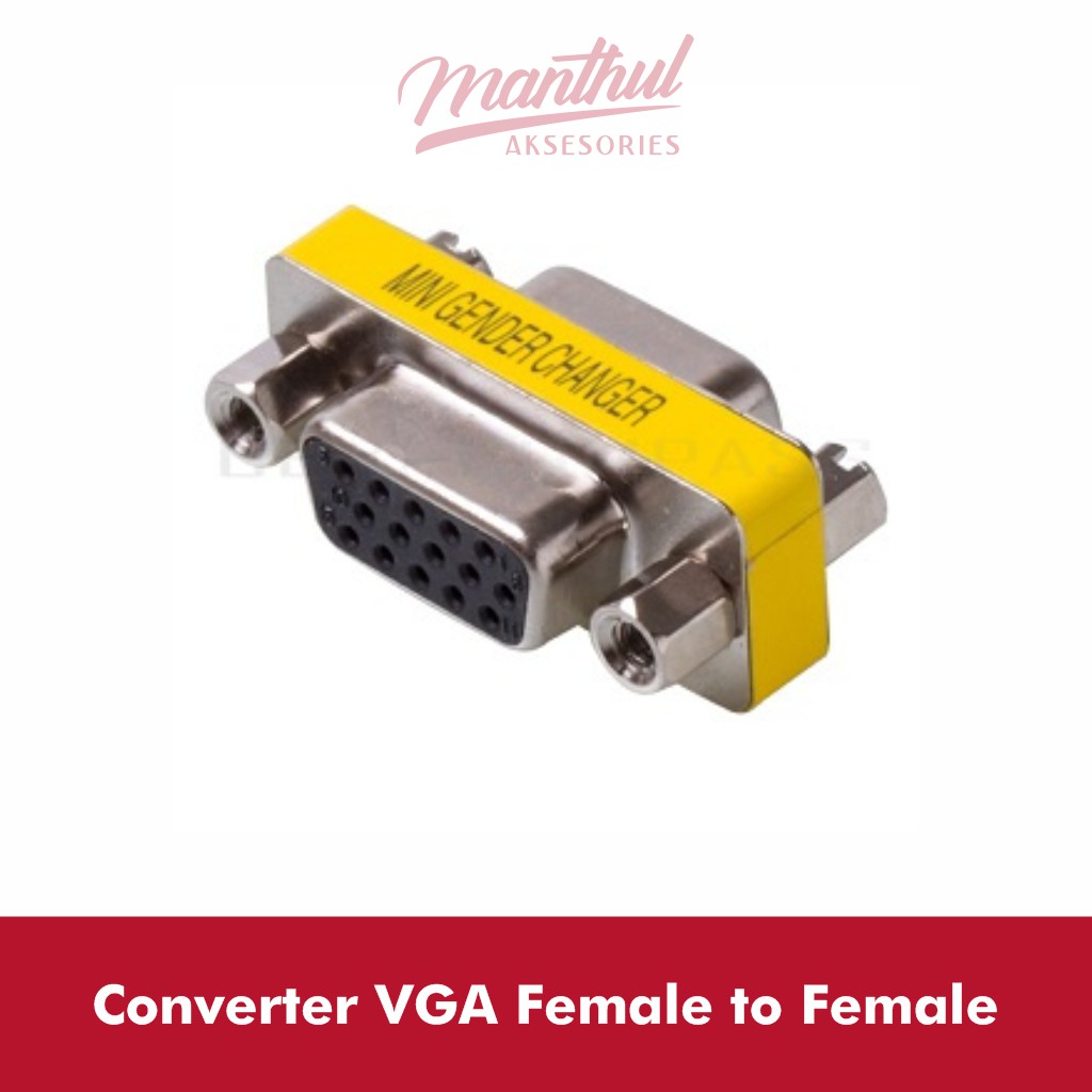 Jual Converter Gender VGA Female to Female | Shopee Indonesia