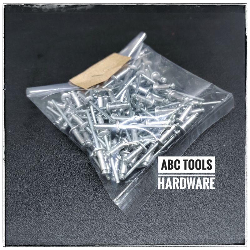 Jual Paku Rivet Keling Aluminium Besi Galvalum Hollow - 435 | Shopee ...