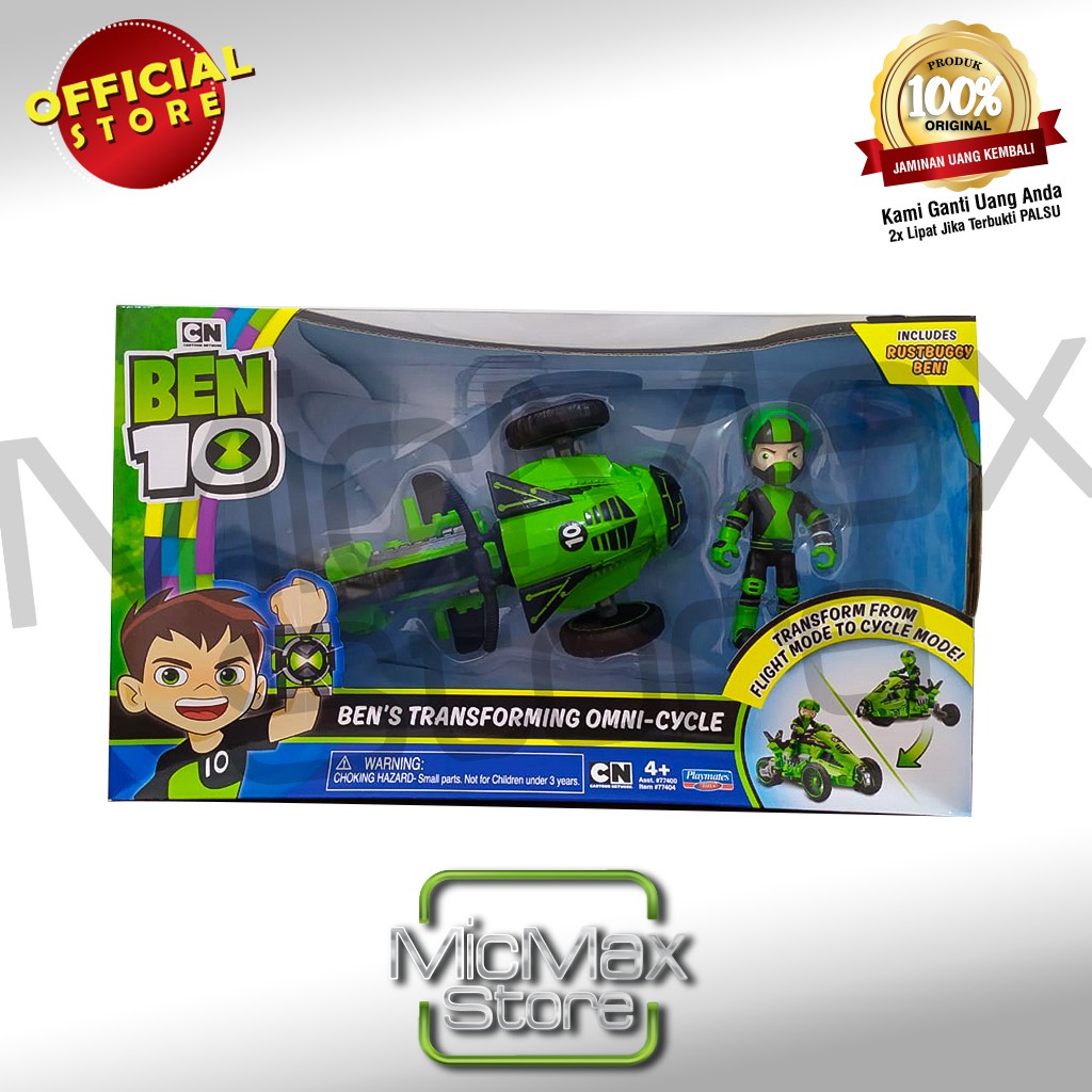 Jual Ben10 Ben 10 Ben’s Transforming Omni Cycle | Shopee Indonesia