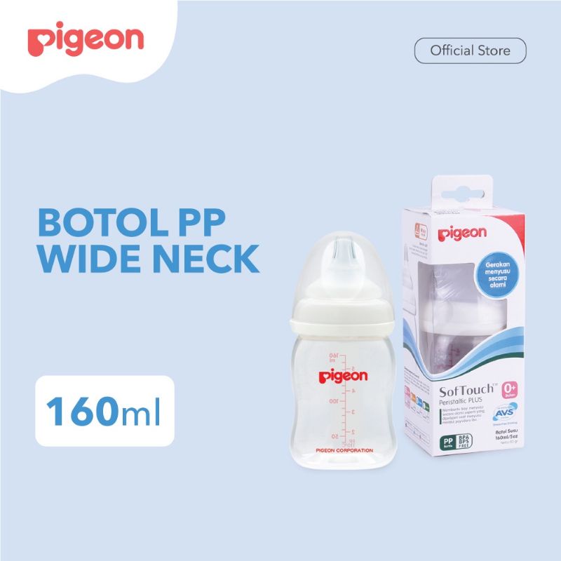 Jual Pigeon Botol Peristaltic Plus Wide Neck 160ml/240ml | Shopee Indonesia
