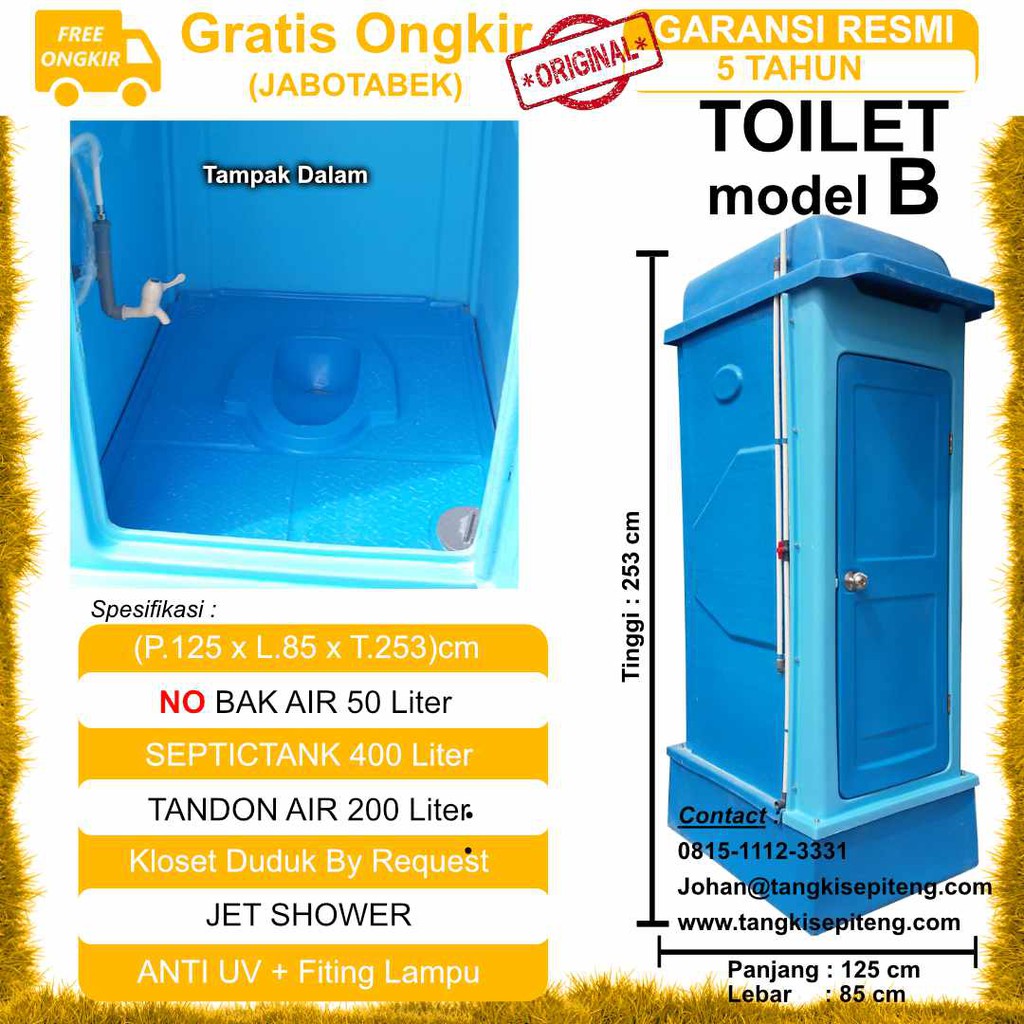 Jual Toilet Event - WC Event - Toilet Portable - WC Potable Tipe B ...
