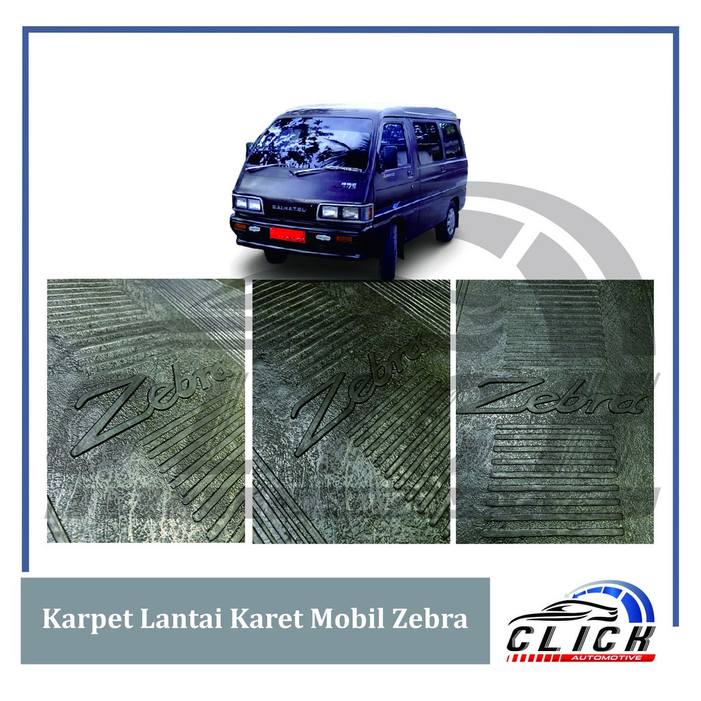 Jual Karpet Lantai Karet Zebra Depan / Karpet Lantai Karet Mobil Zebra ...
