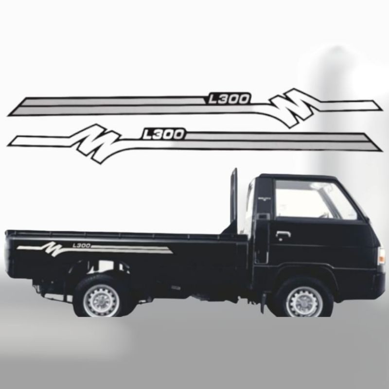 Jual Striping Mobil Mitsubishi L 300 Pickup Sticker Bak Mobil L300 ...