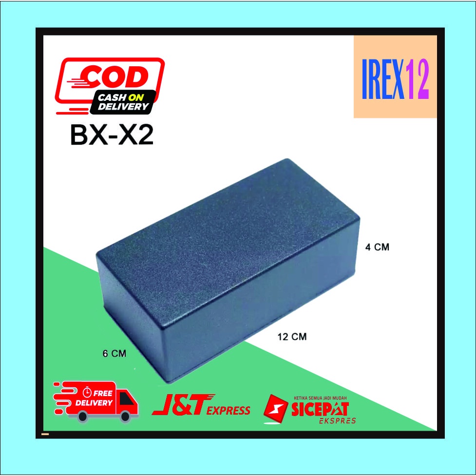 Jual box X2 11x5x4cm BOX TEMPAT MODUL ARDUINO box mini project | Shopee ...