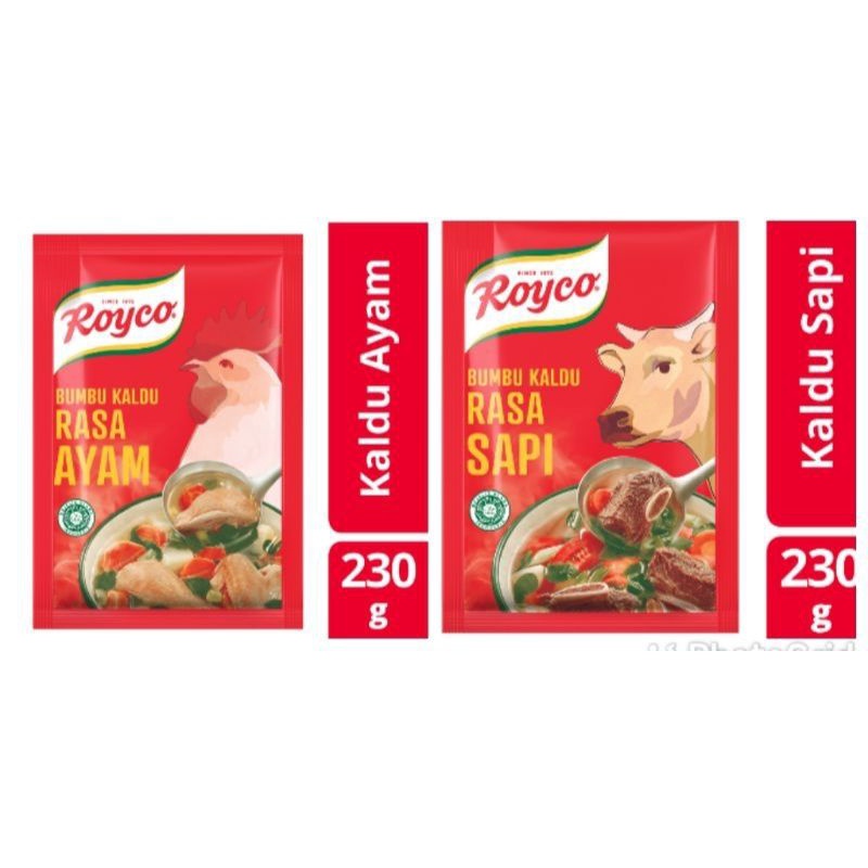 Jual Royco kaldu ayam dan sapi 220 gr | Shopee Indonesia