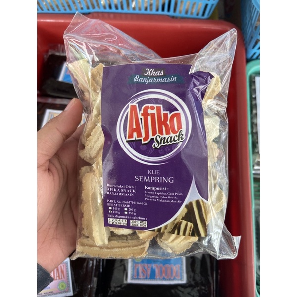 Jual Kue Sempring AFIKA Khas KALIMANTAN SELATAN | KUE SAGU MANIS | KUE ...
