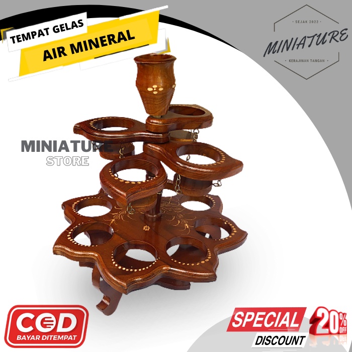 Jual Rak Aqua Teratai 12 slot Keranjang Tempat Air Mineral Aqua Gelas ...