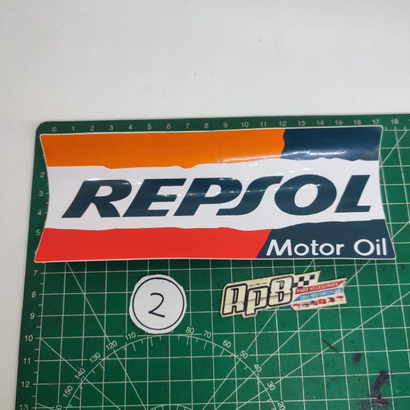 Jual sticker stiker HONDA REPSOL pabrikan REPSOL MOTOR OIL | Shopee ...