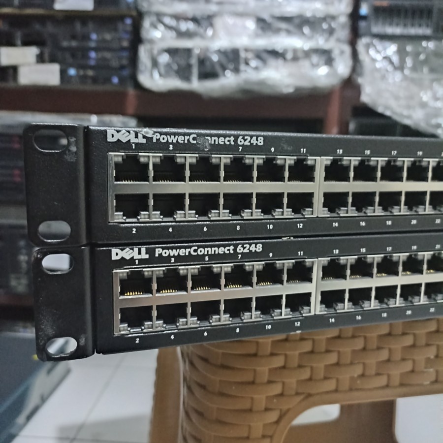 Jual Switch hub DELL PowerConnect 6248 48port Gigabit Dell 6248 Used ...