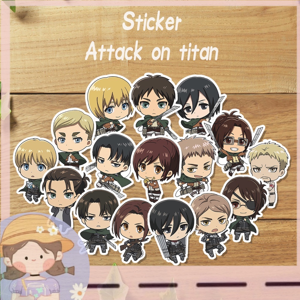 Jual PROMOSticker Anime Attack on Titan / Stiker Pack Shingeki no ...