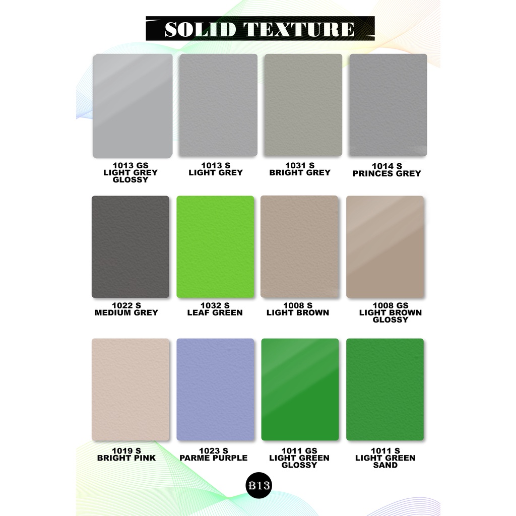 Jual JUAL HPL Warna Solid Colours Tipe Glossy Dan Doof Dan Kulit Jeruk ...