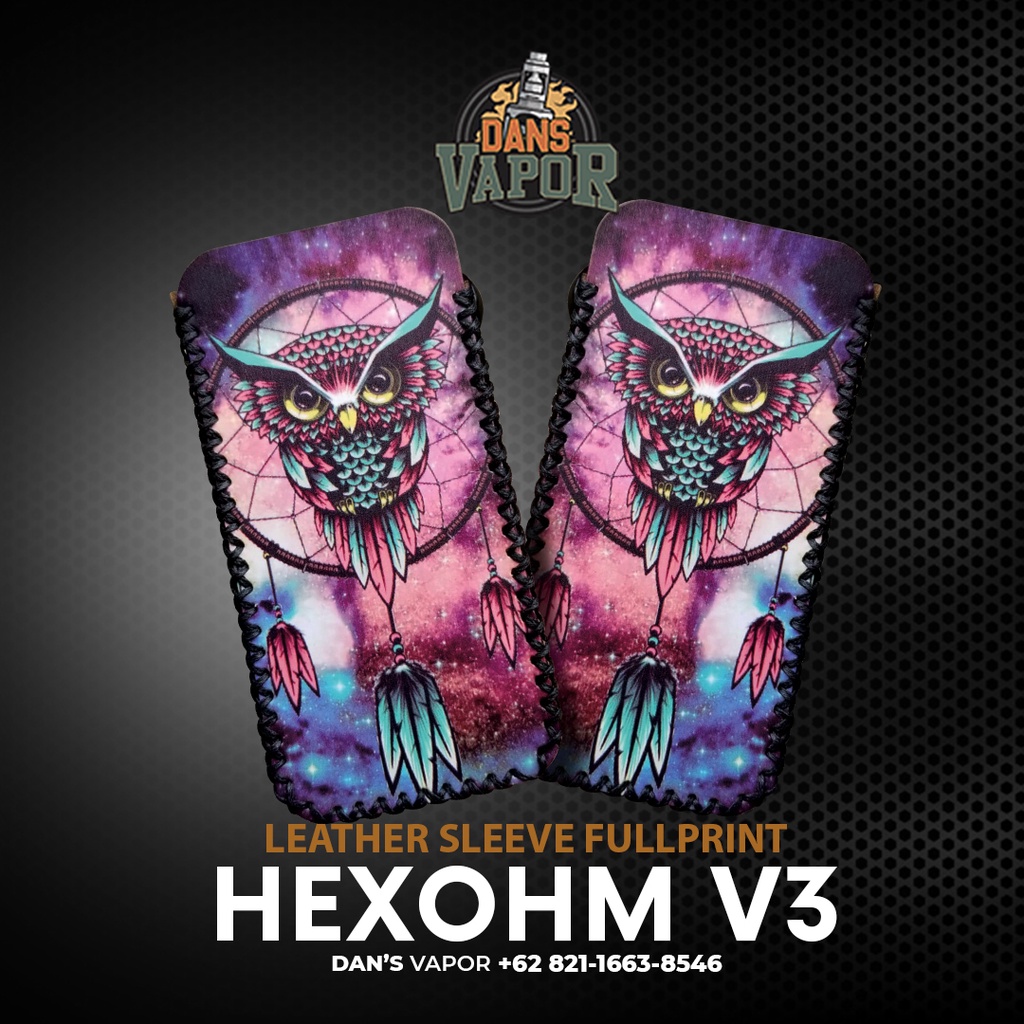 Jual [PO] HEXOHM V3 LEATHER SLEEVE CASE FULLPRINT "OWL RAINBOW ...