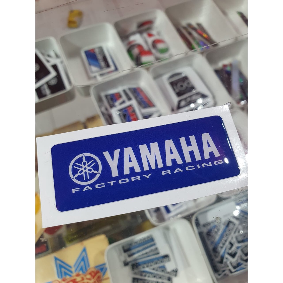 Jual STICKER TIMBUL YAMAHA FACTORY RACING | Shopee Indonesia