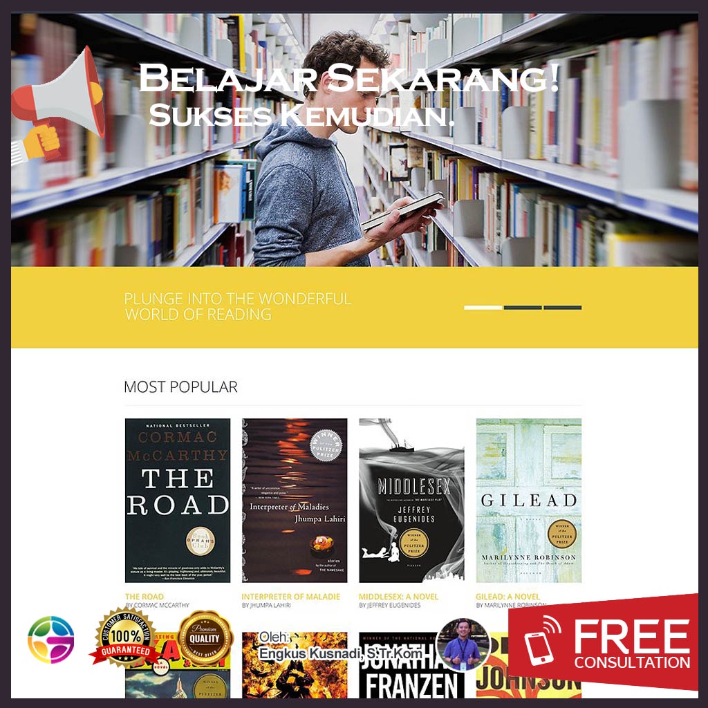 Jual Tutorial membuat web perpustakaan menggunakan laravel | Shopee ... Jual Tutorial membuat web perpustakaan menggunakan laravel | Shopee ...