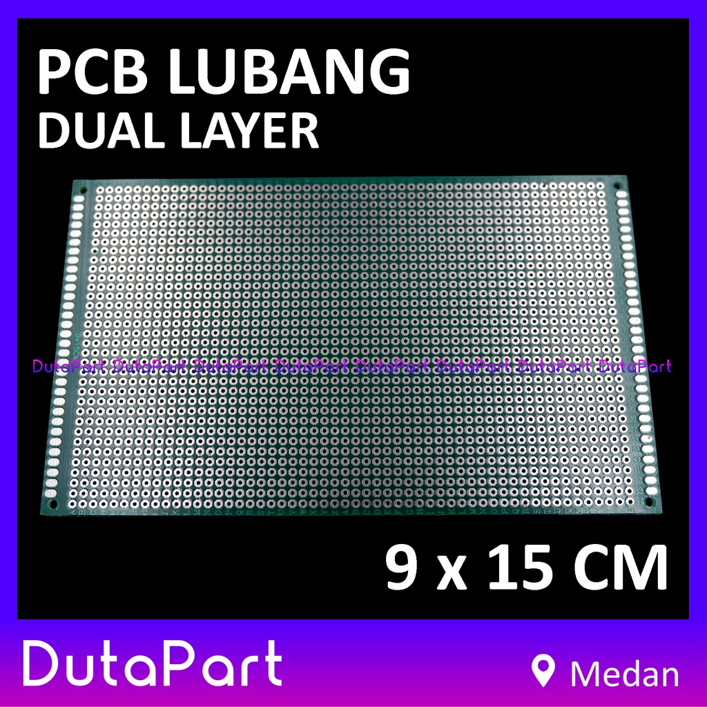 Jual 9x15 cm PCB Lubang Dua Sisi Dual Double Layer Side 9*15 Prototype Board | Shopee Indonesia