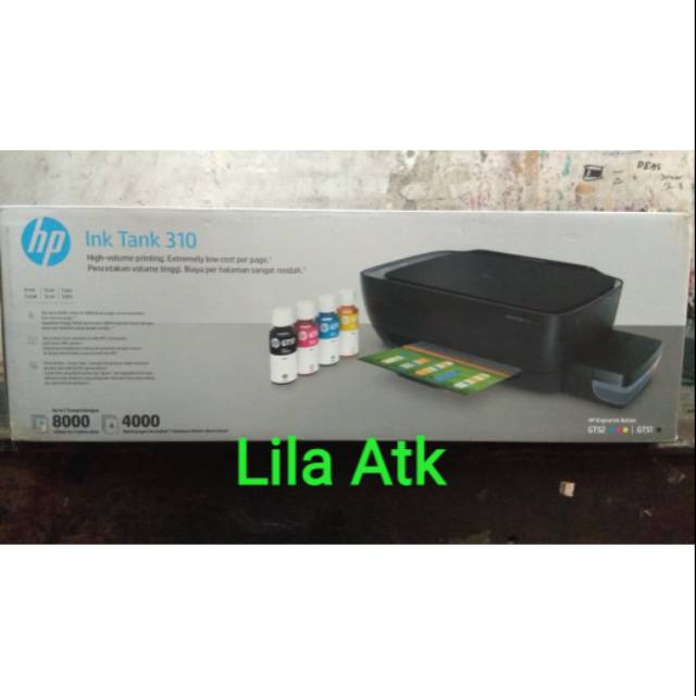 Jual Printer HP Ink Tank 310 Print Copy Scan | Shopee Indonesia