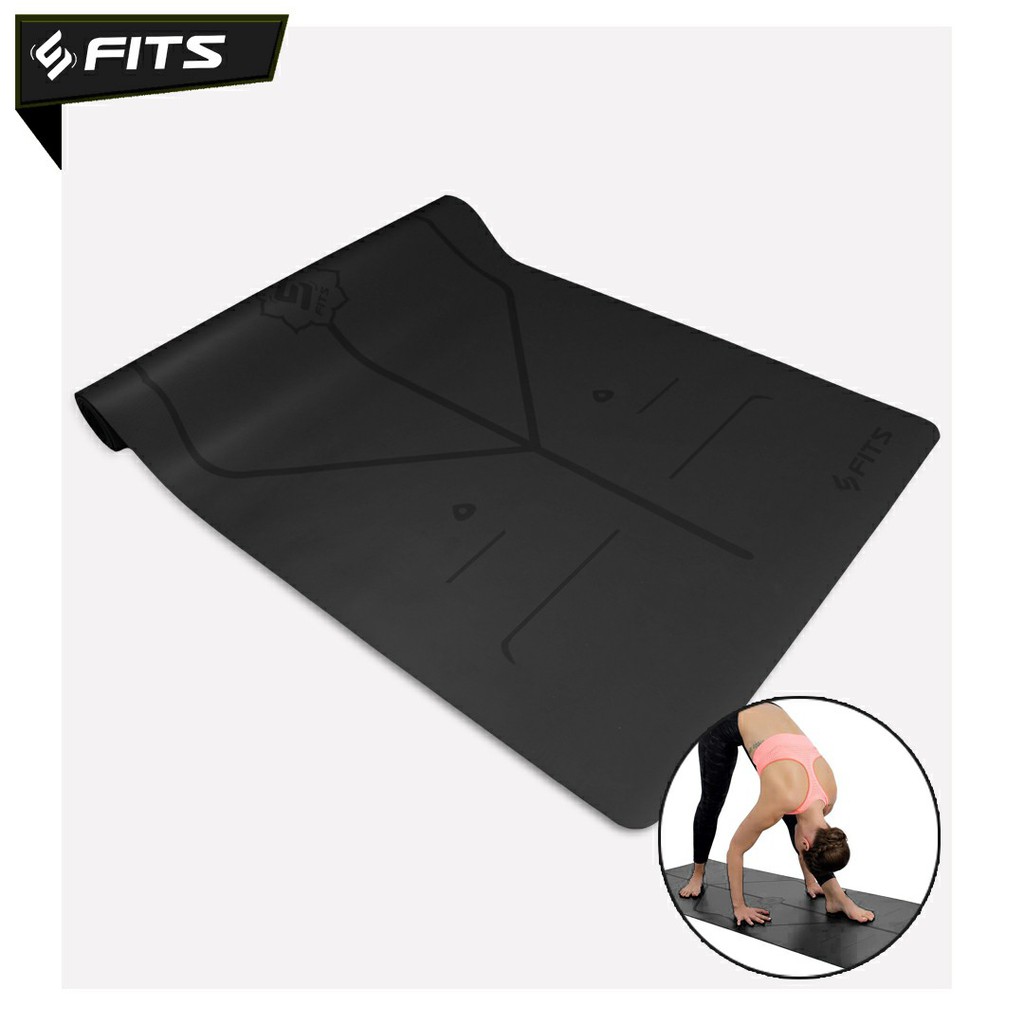 Jual FITS Matras Yoga Senam Premium PU Karet | Shopee Indonesia