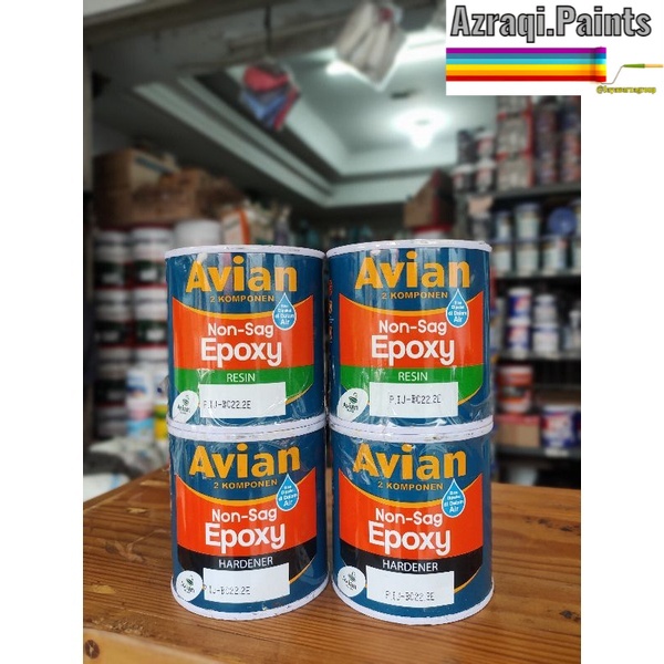 Jual LEM EPOXY AVIAN NON SAG + HARDENNER ( 800 GRAM ) | Shopee Indonesia