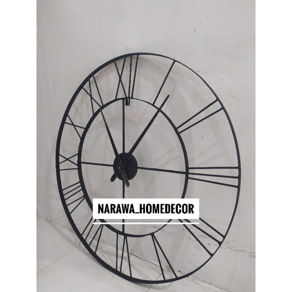 Jual JAM DINDING BESI JUMBO D80 CM | Shopee Indonesia