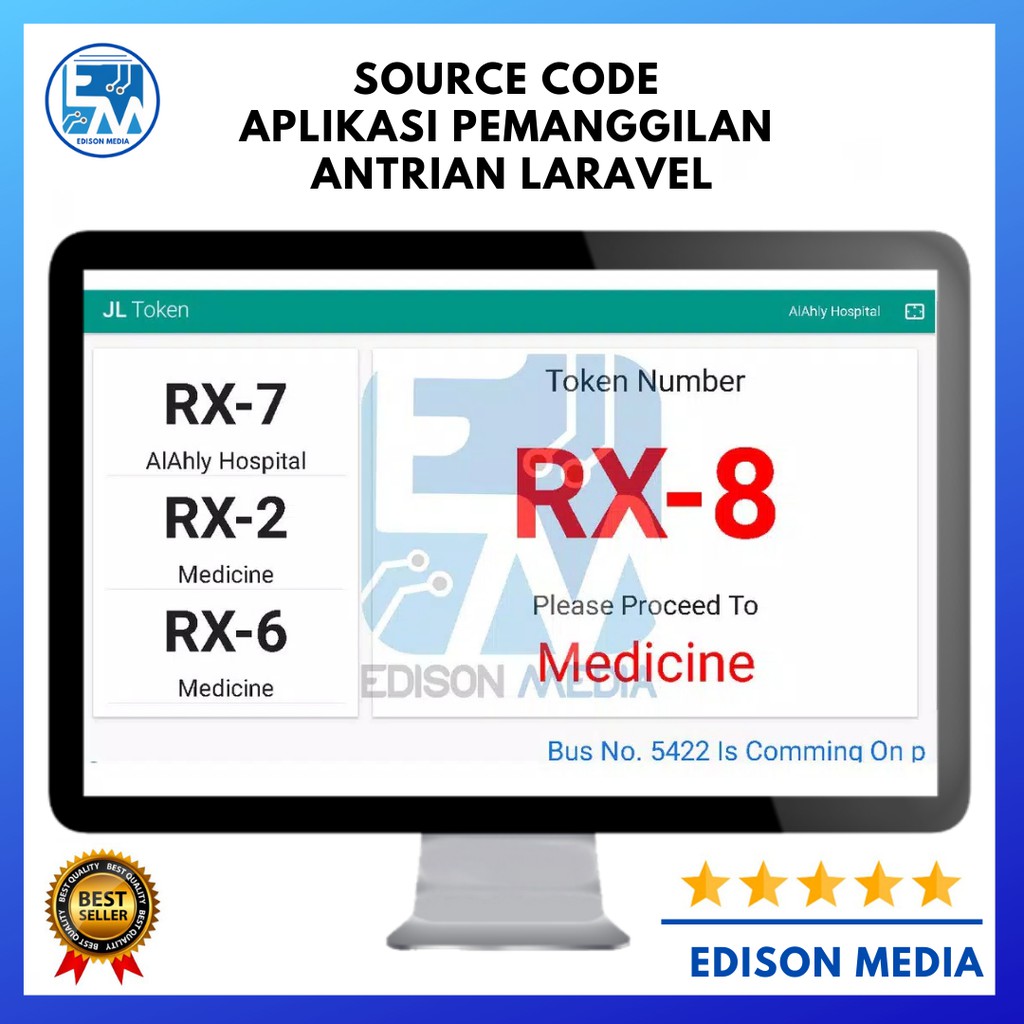 Jual Source Code Aplikasi Pemanggilan Antrian Laravel | Shopee Indonesia