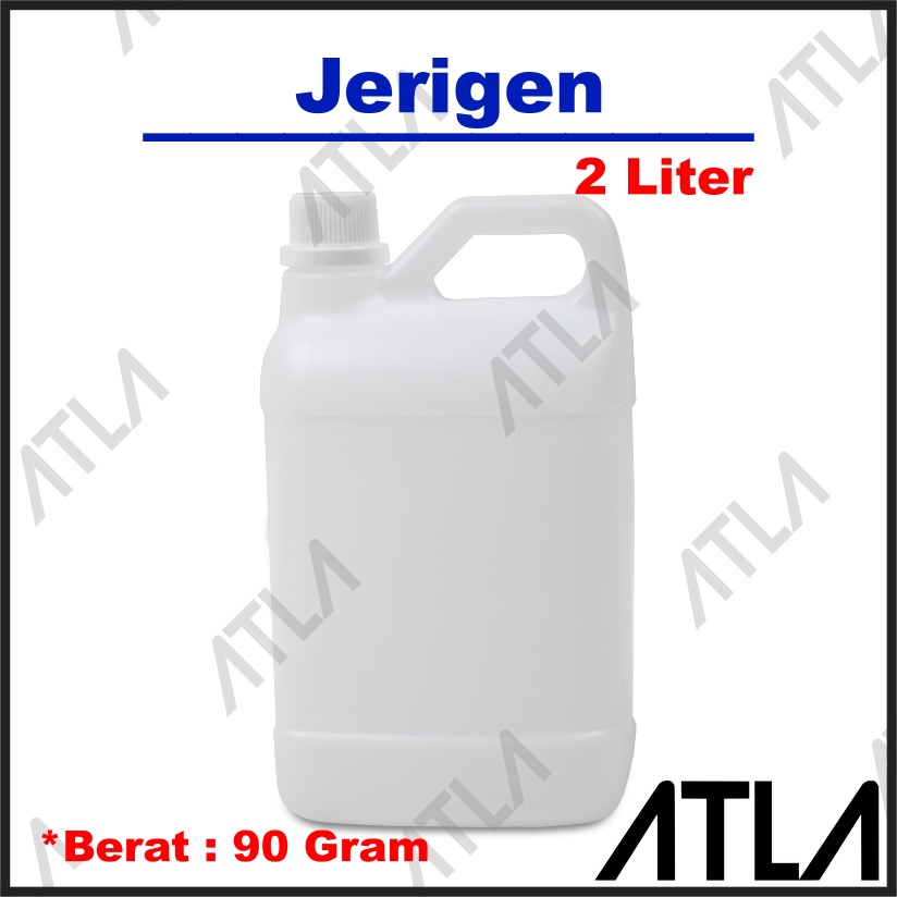 Jual Jerigen Plastik 2 Liter Botol Derigen Air Labor Pupuk Jerry Can 2L L | Shopee Indonesia