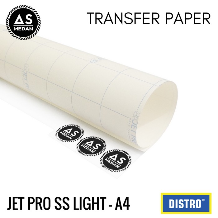 Jual Kertas Sablon Transfer Paper Jet Pro SS Light A4 | Shopee Indonesia
