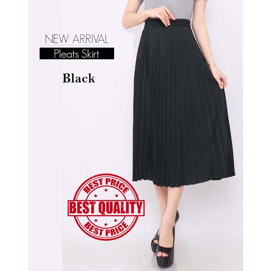 Jual Rok Plisket - Rok Wanita 7/8 Bahan Premium XXL Mrs4 | Shopee Indonesia