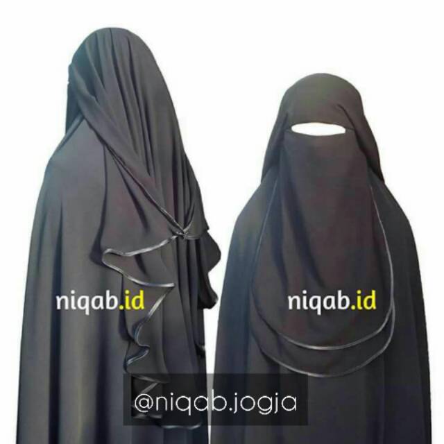 Jual Niqab/Cadar Yaman Hadramaut Bis Hitam Jet Black (Niqab.id ...