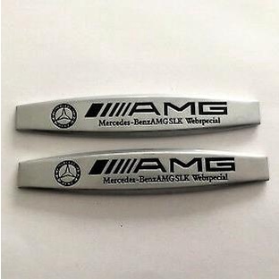 Jual Emblem Badge Metal Sticker Mercedes Benz AMG SLK Webspecial Logo ...