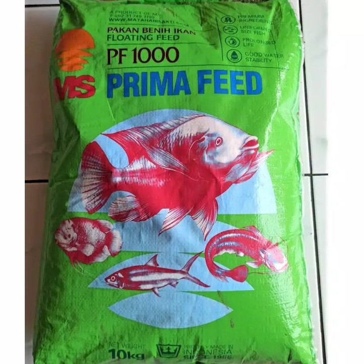 Jual Pakan Benih Ikan Floating Feed PF1000 Prima Feed repackaging 100 g | Shopee Indonesia