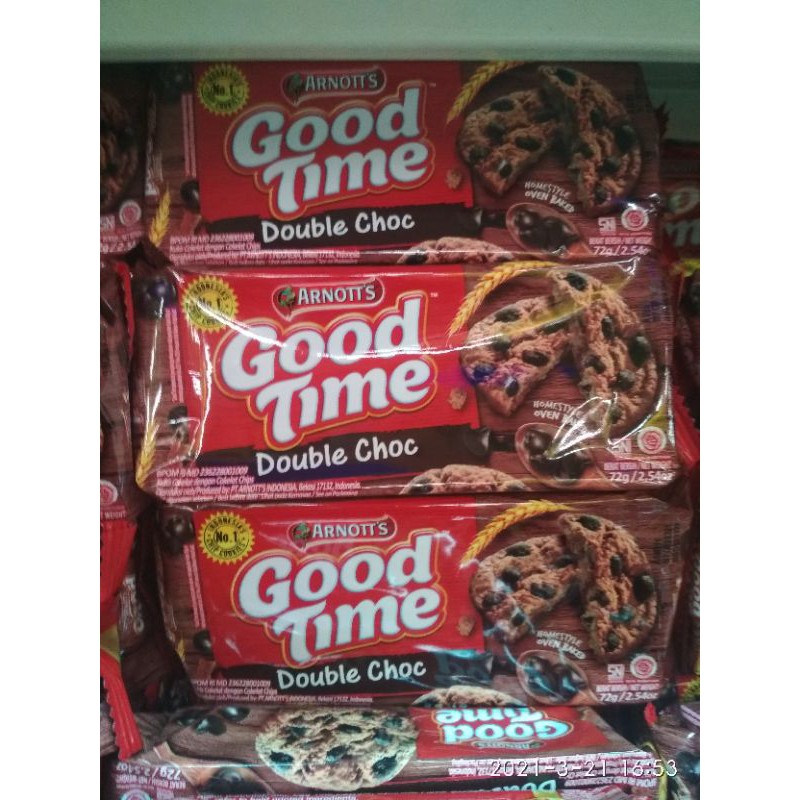 Jual Good Time 72g DOUBLE choc, Choco dip, classic, rainbow. | Shopee ...