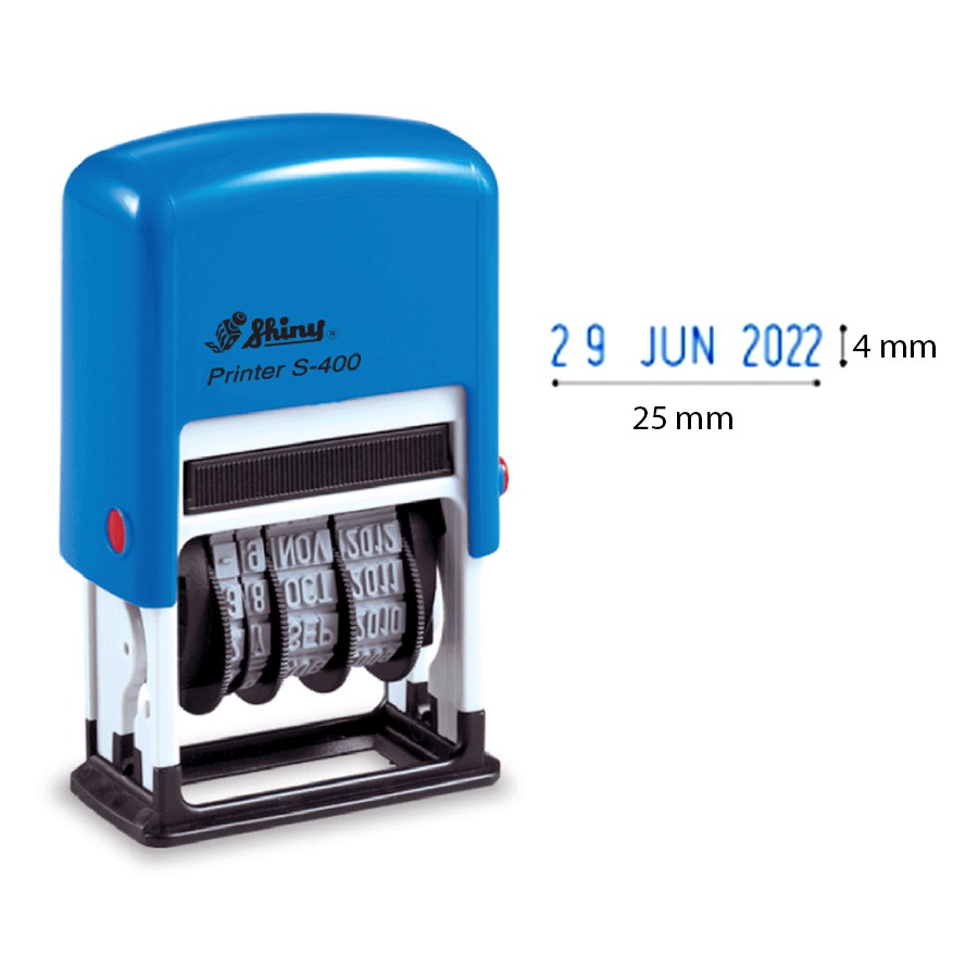 Jual Stempel TANGGAL Otomatis 4mm Shiny S-400 Self-Inking | Shopee ...
