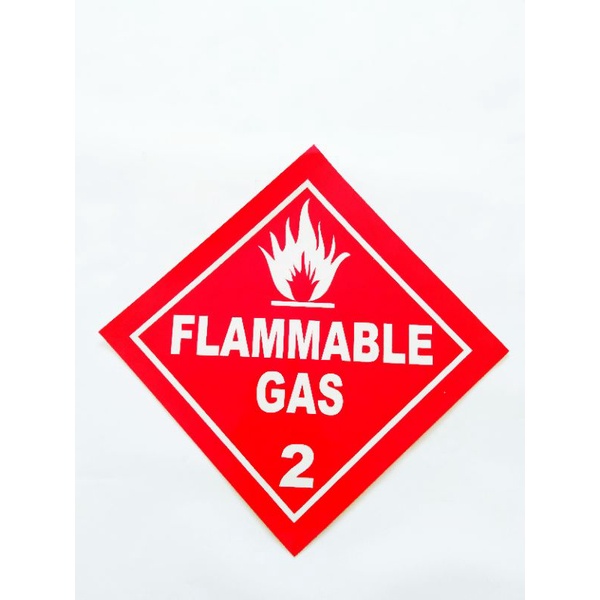 Jual cutting sticker Flammable 30cm2 | Shopee Indonesia