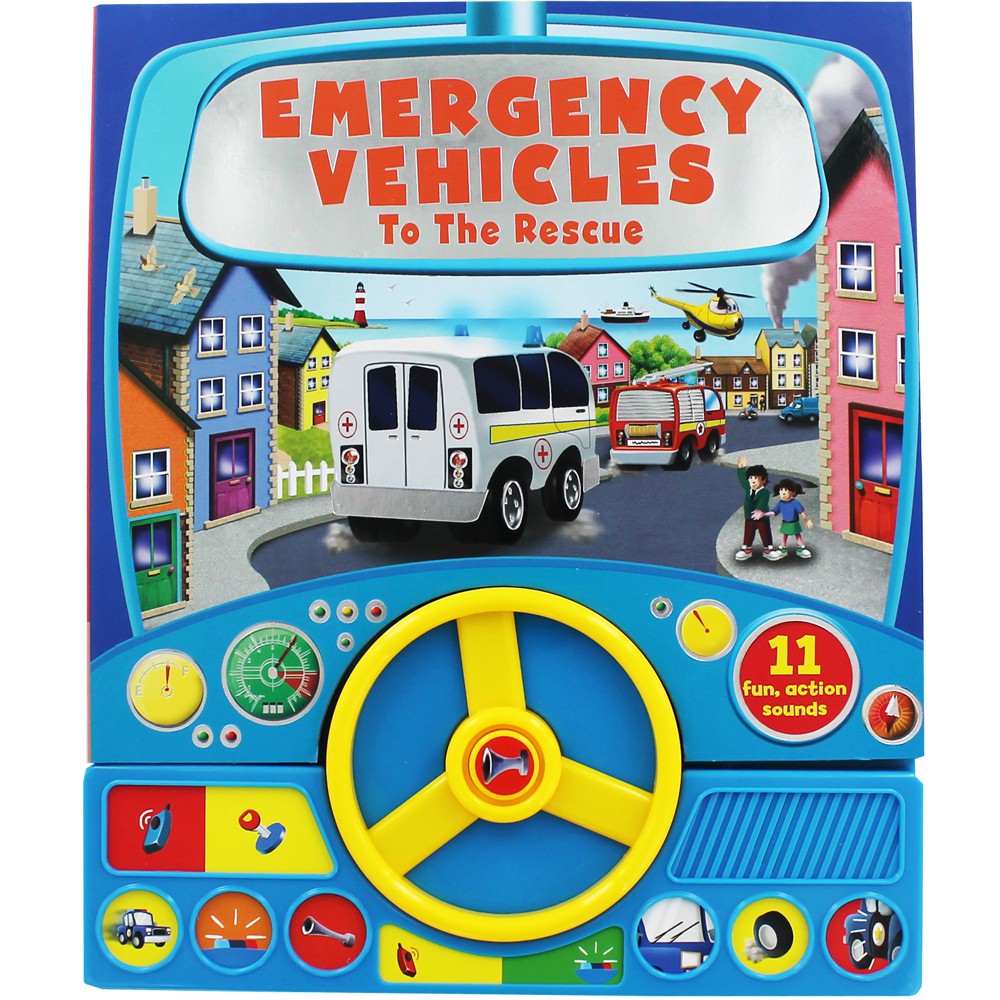 Jual emergency vehicles to the rescue - action sound book by Igloo ...