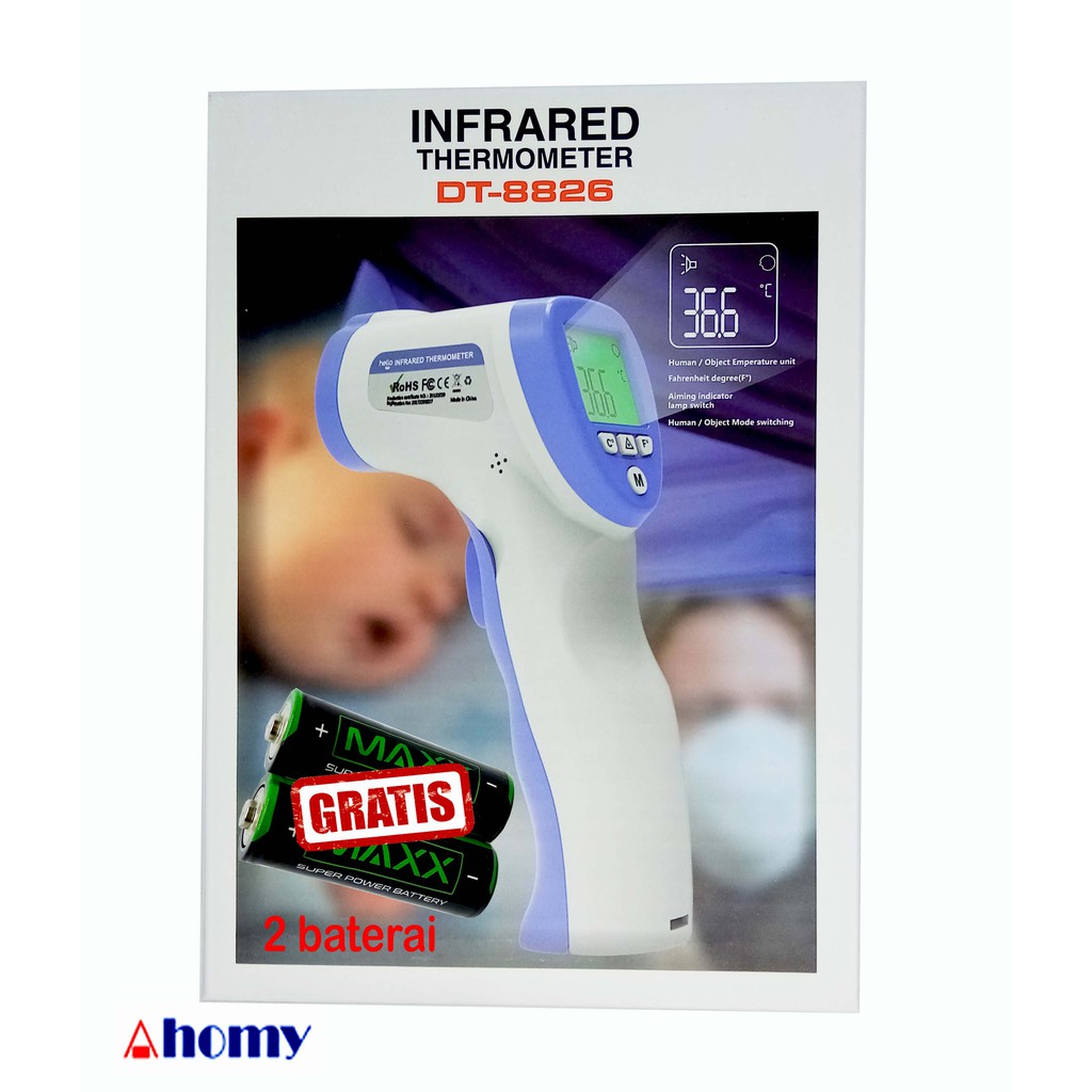 Jual thermogun infrared digital thermometer thermo gun | Shopee Indonesia