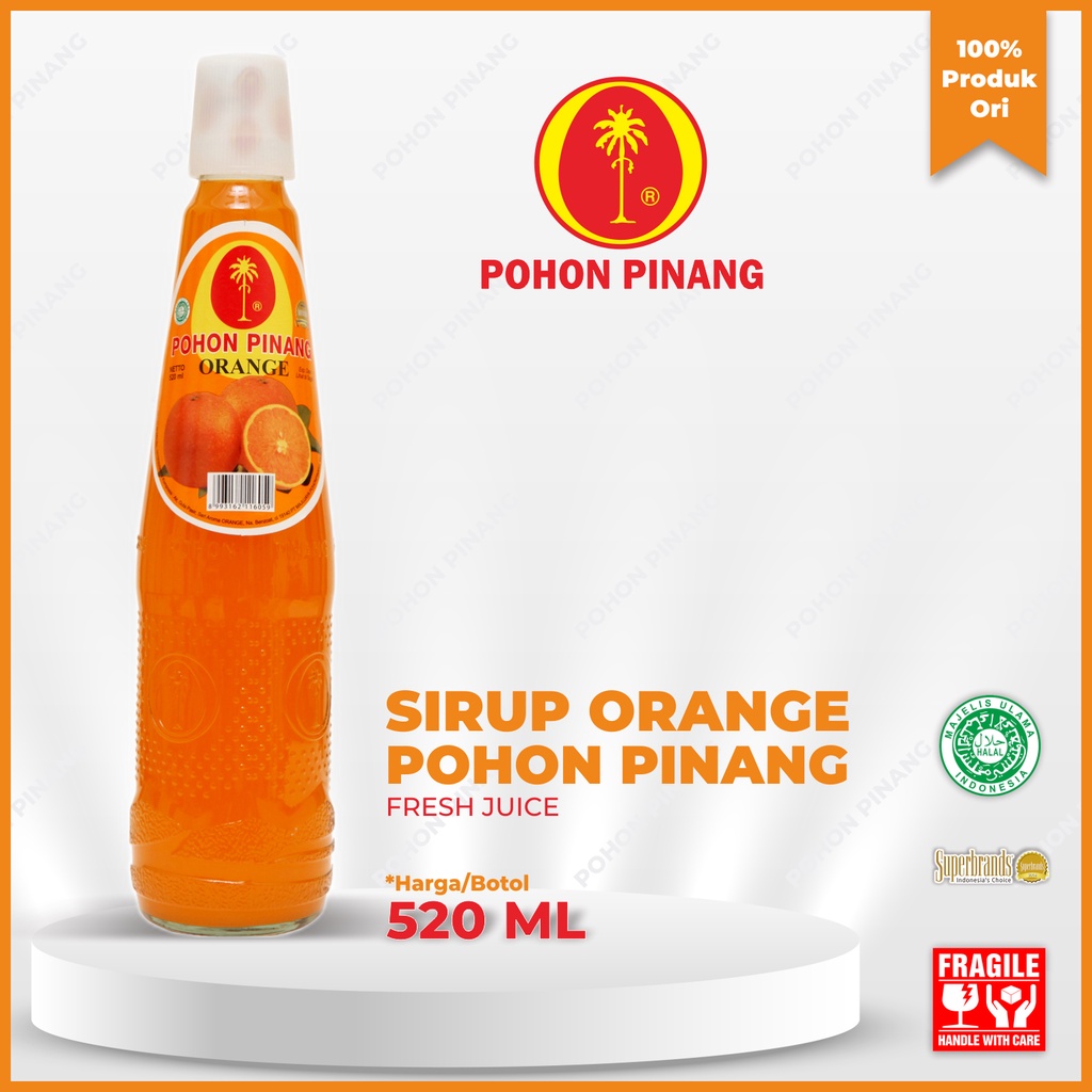 Jual Pohon Pinang Sirup Orange - 520ml | Shopee Indonesia