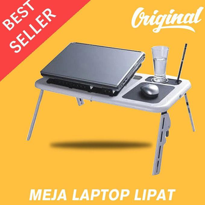 Jual Meja Laptop Lipat Portable Dengan Kipas Pendingin E-Table Asean ...