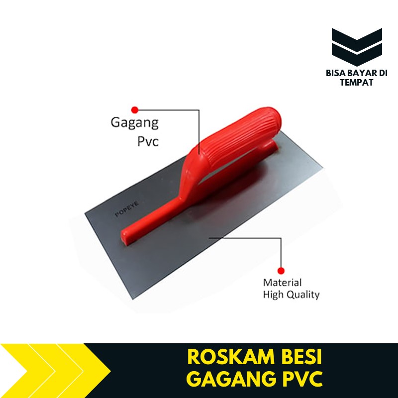Jual Plastering Trowel Roskam Besi Baja Acian Cetok Sendok Semen Gagang ...