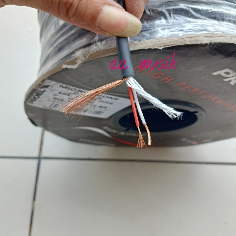 Jual KABEL MIC PROEL HPC210BK SERABUT TEMBAGA 100 METER ORIGINAL HPC 210 BK | Shopee Indonesia