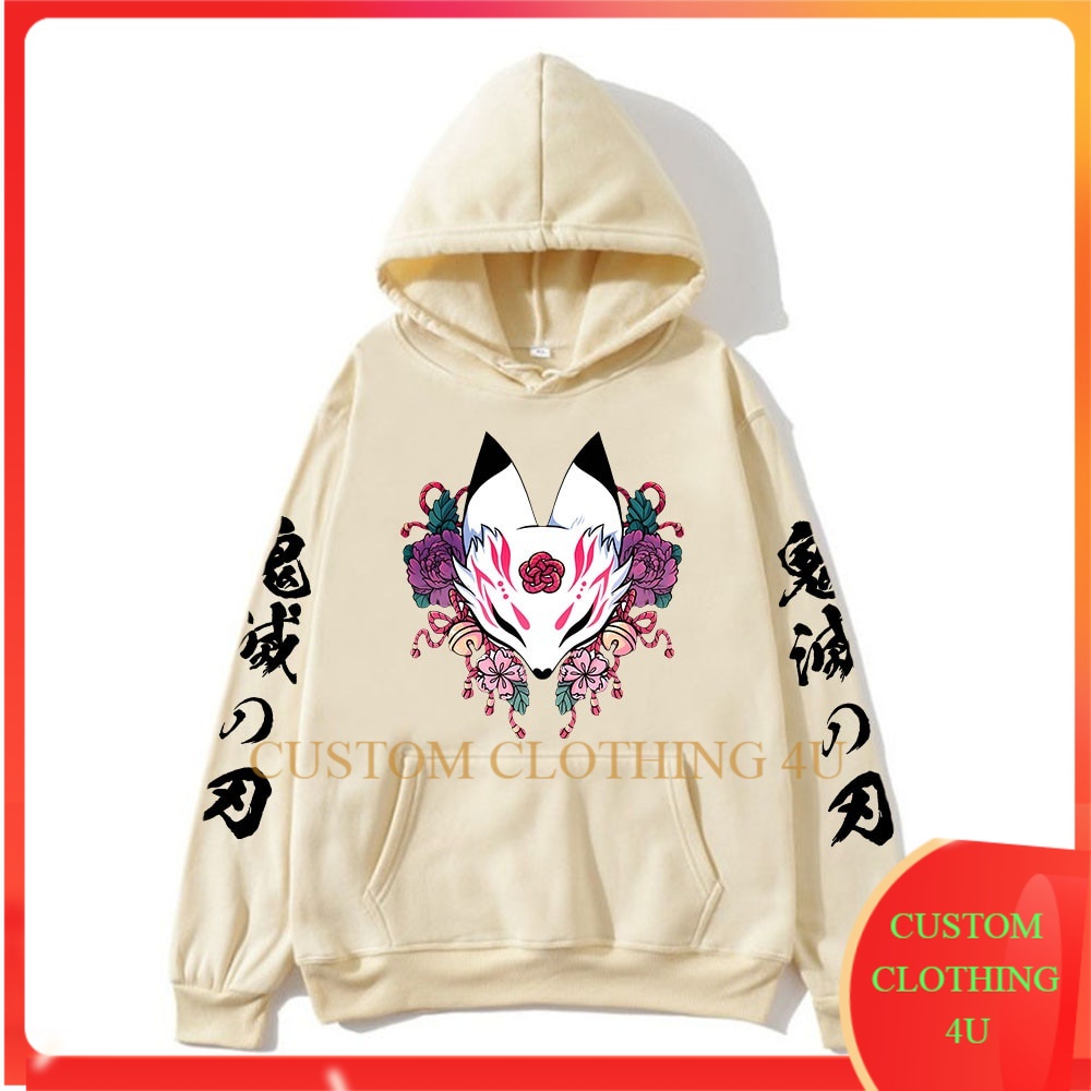Jual Kitsune Demon Slayer Mask Hoodie / Kitsune Mask Maison Cosplay ...