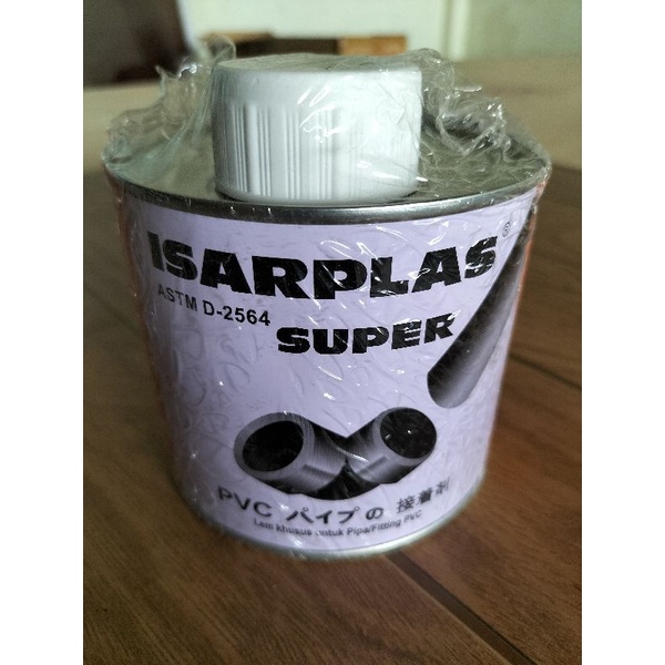 Jual LEM PIPA PVC ISARPLAS KALENG SUPER 400GR | Shopee Indonesia