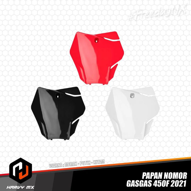 Jual PAPAN NOMER GAS GAS 450 2021 COVER PLAT NOMER TRAIL DAN SUPERMOTO ...