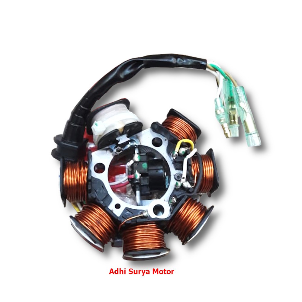 Jual Stator Assy Spull dan Pulser Crypton 7 gulungan Genuine | Shopee Indonesia