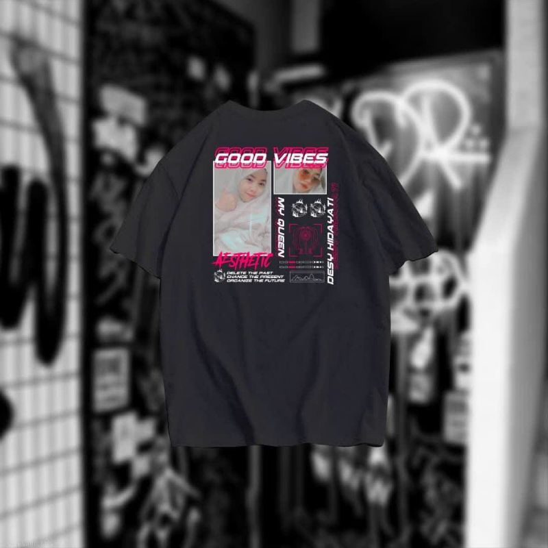 Jual TERLARIS VIRAL Kaos Custom Foto Bucin Aesthetic Viral Tiktok Bisa ...
